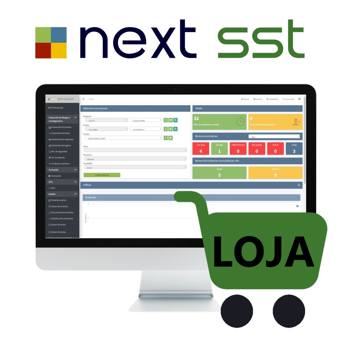 Loja online - Next SST